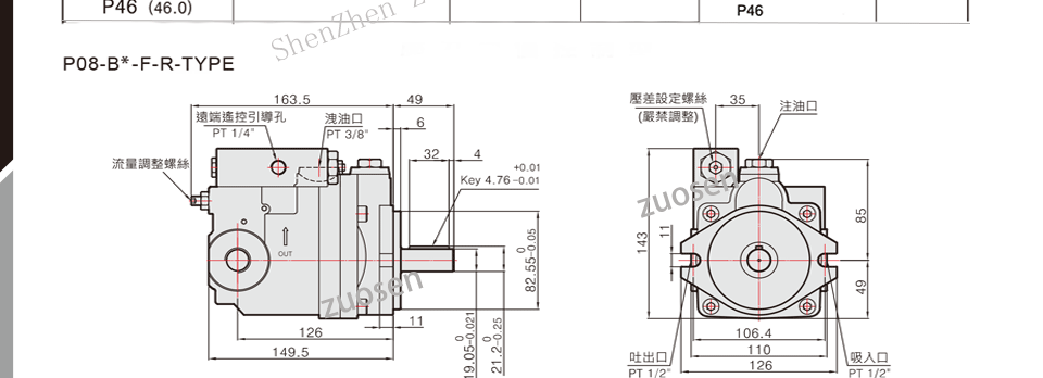 P36-B3-F-R-01 - HHPC_P36-A0-F-R-01 - Hydraulic Pumps Manufacturer｜I
