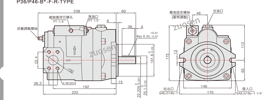 P36-B3-F-R-01 - HHPC_P36-A0-F-R-01 - Hydraulic Pumps Manufacturer｜I